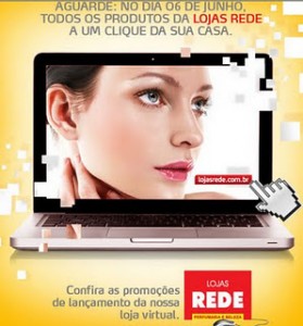 Site Lojas REDE - www.lojasrede.com.br