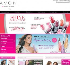 Site da Avon - www.avon.com.br
